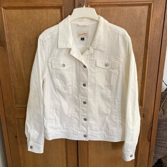 Universal Thread | Jackets & Coats | Universal Thread White Denim Jean ...
